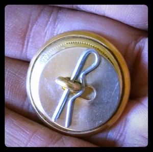 Vintage | Accessories | Vintage P Police Uniform Metal Button | Poshmark